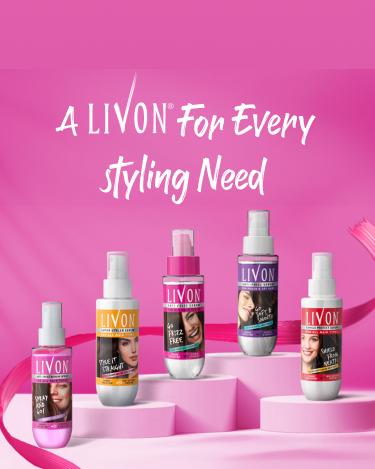 Livon Hair Serum for Straight, Shiny, Rough & Frizz-Free Hair
