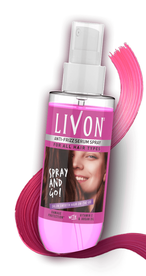 Livon Hair Serum for Women - Anti-Frizz, Styling & Heat Protection for ...