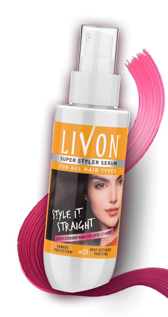 Livon Hair Serum for Women - Anti-Frizz, Styling & Heat Protection for ...