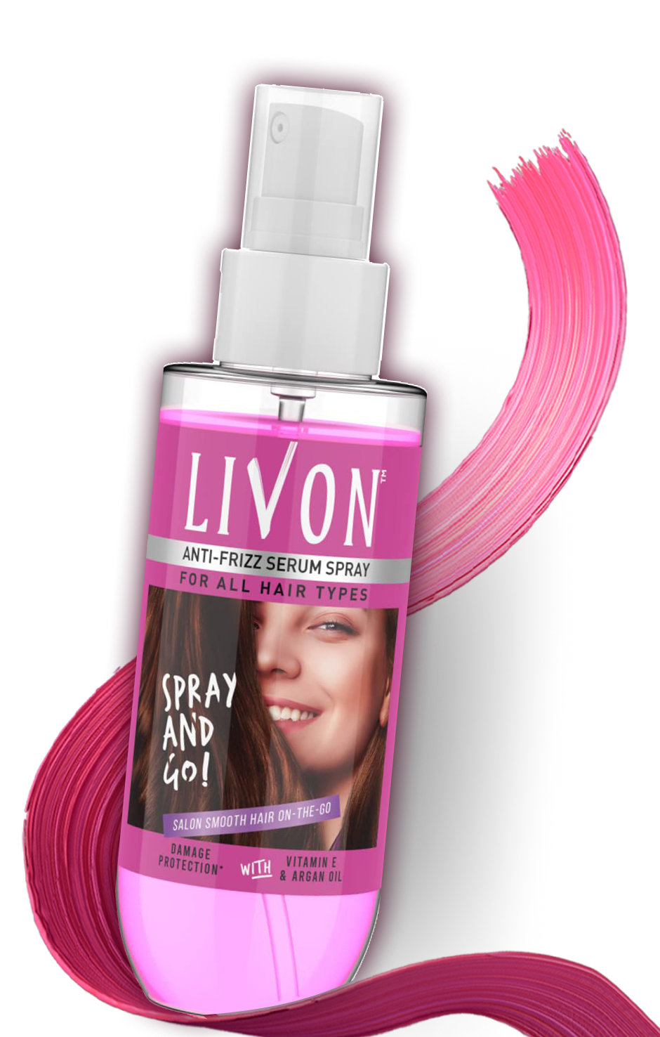 Livon Hair Serum for Women - Anti-Frizz, Styling & Heat Protection for ...