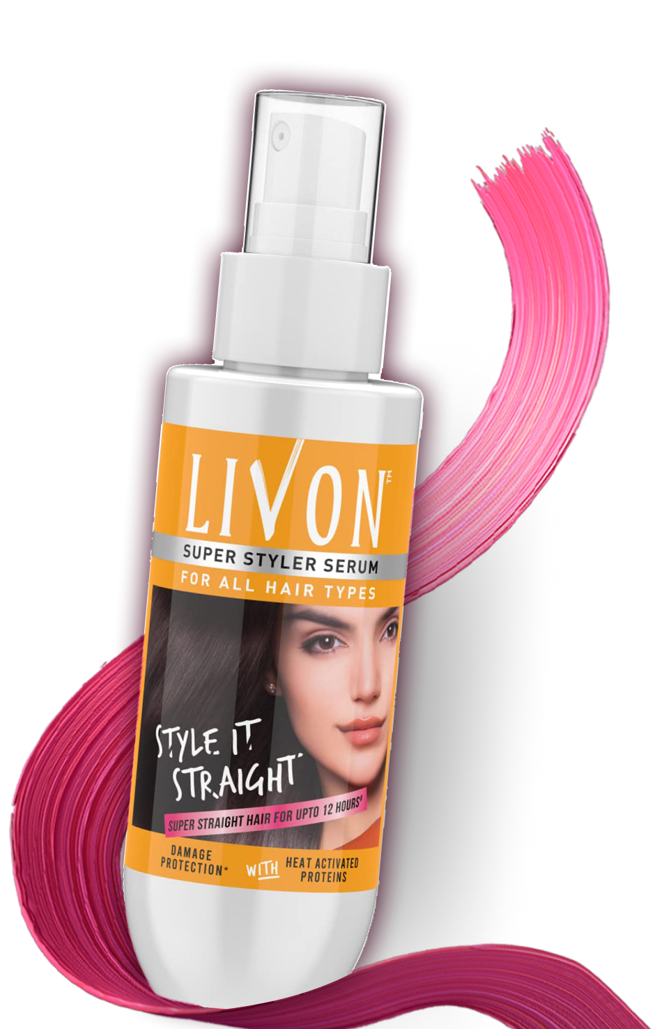 Livon Hair Serum for Women - Anti-Frizz, Styling & Heat Protection for ...